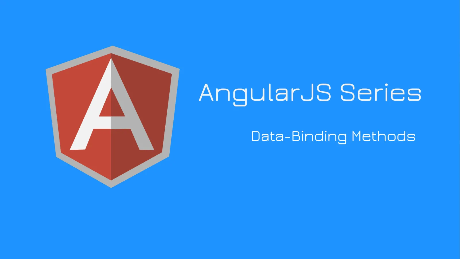 Data-binding methods in AngularJS